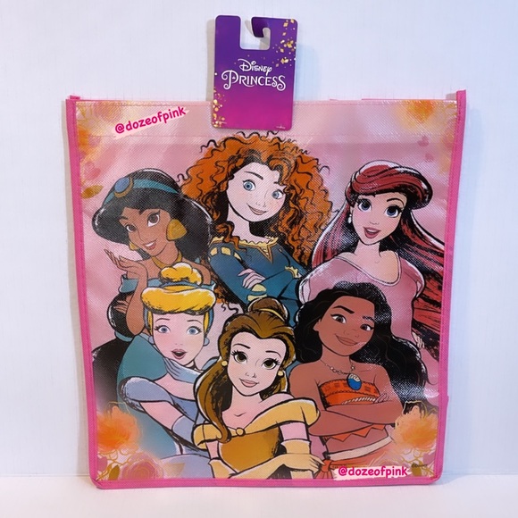 Disney | Accessories | Disney Princess Pink Tote Bag | Poshmark